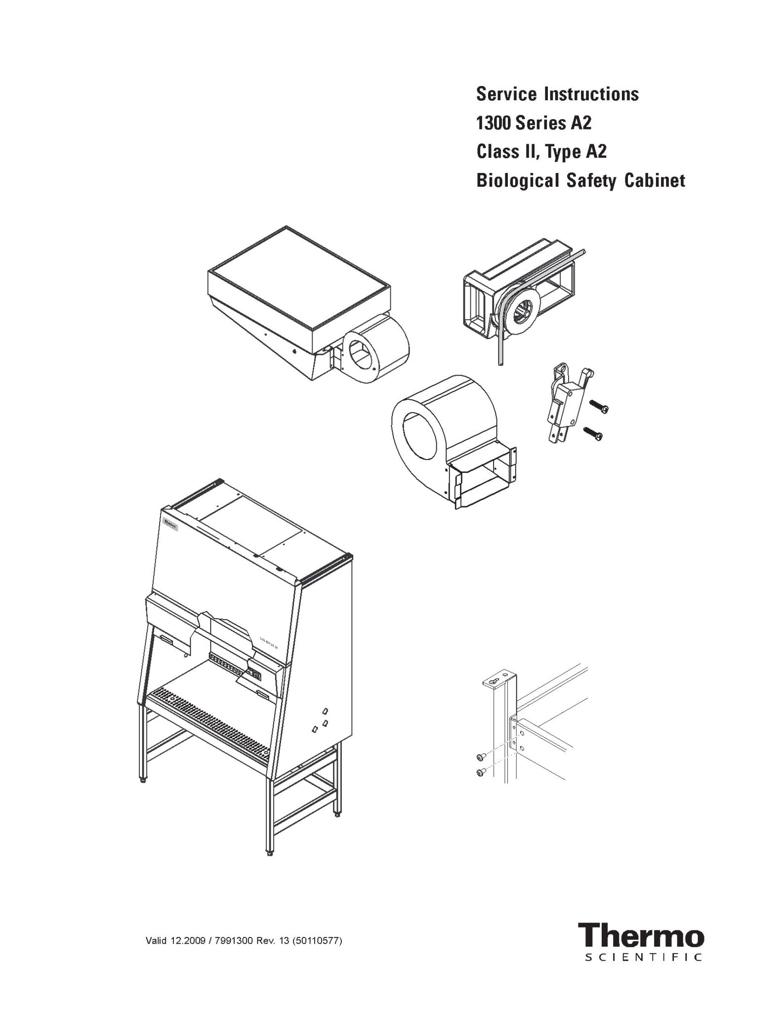 Thermo Scientific 1300 Series A2 Class ii Type A2 BSC service Manual ...